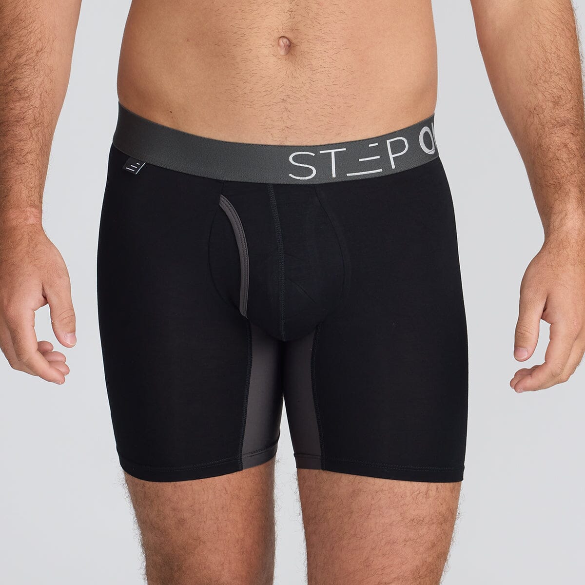 Boxer Brief Fly - Black Currants | Step One Underwear