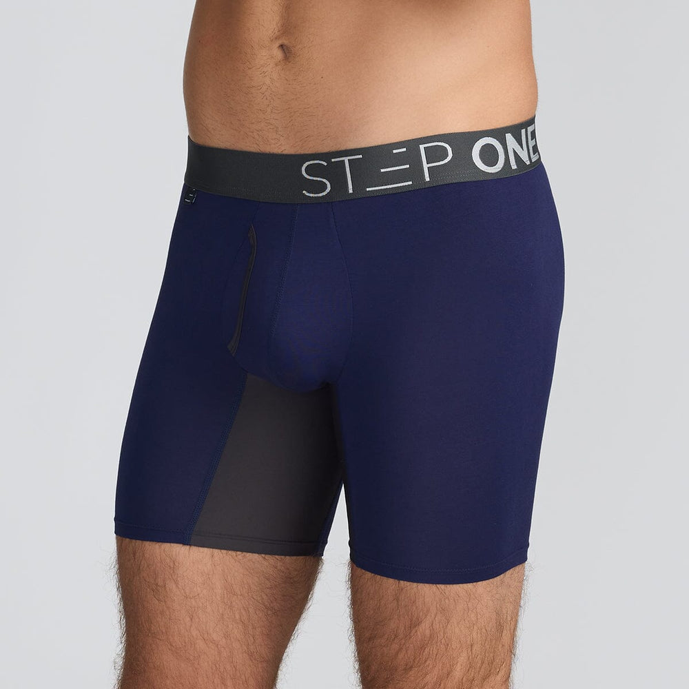 Boxer Brief Fly - Ahoy Sailor | Step One Bamboo Underwear Australia