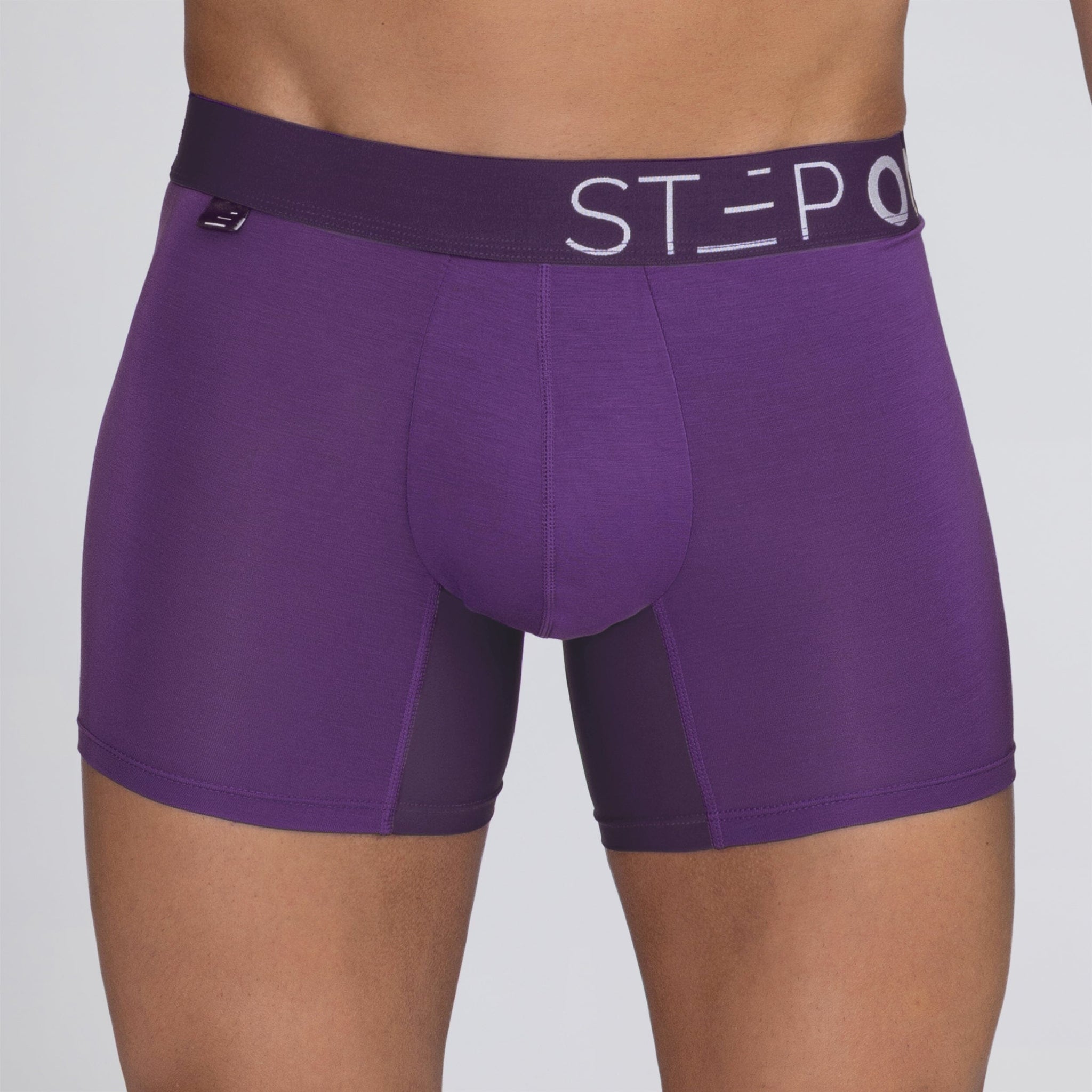 Trunk - Deep Purple | Step One Bamboo Underwear Australia