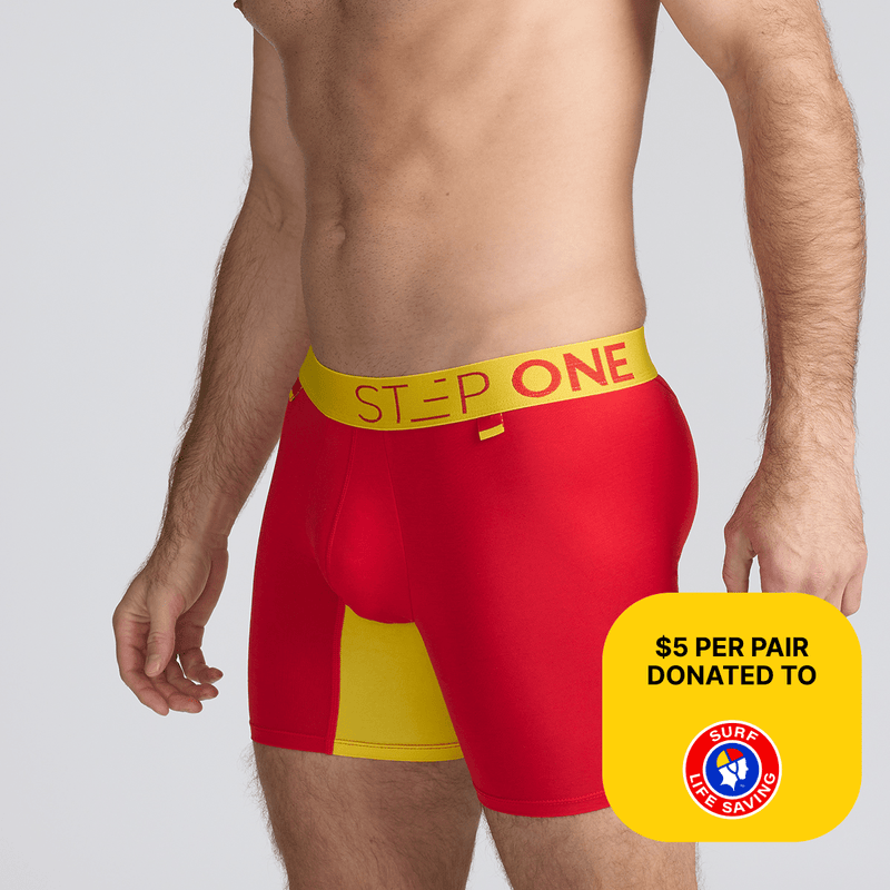Boxer Brief - SLSA x Step One | Step One Bamboo Underwear Australia