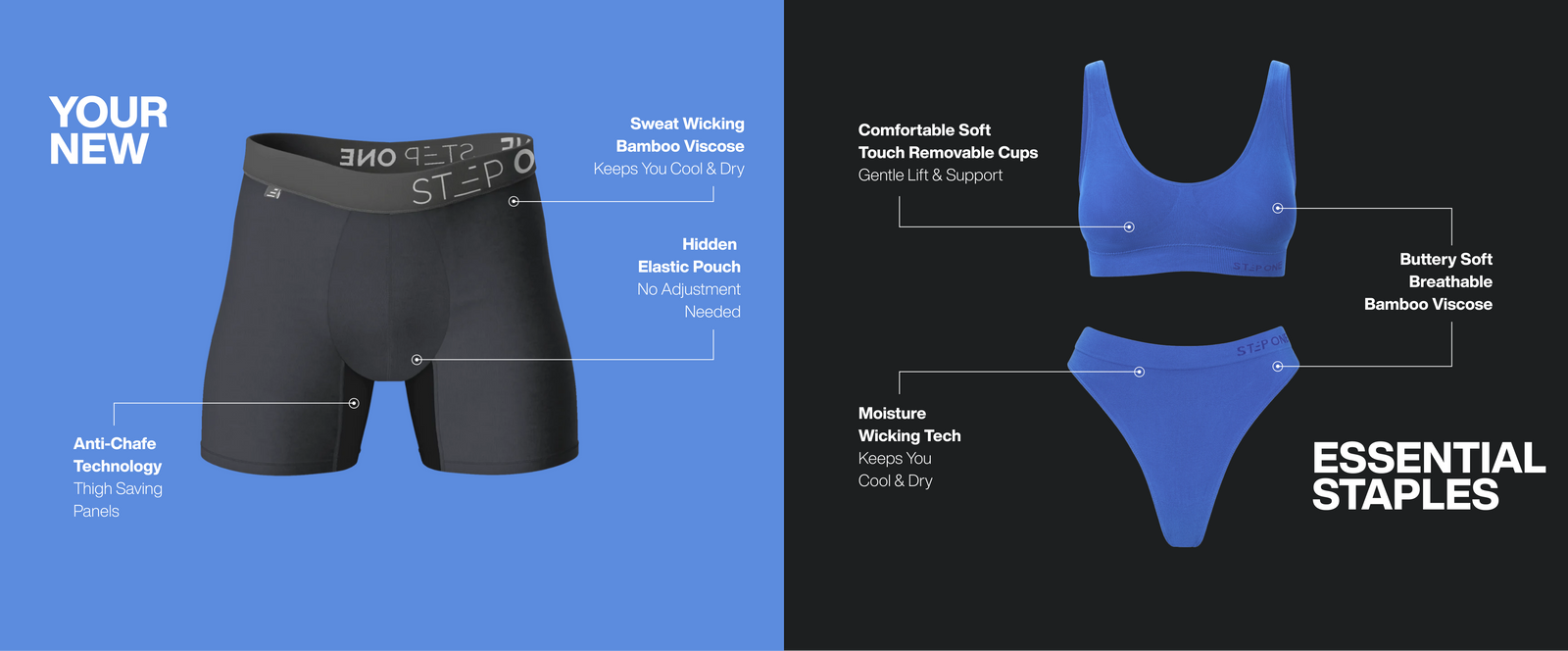 Step One | Men & Women's Bamboo Underwear | Get Some