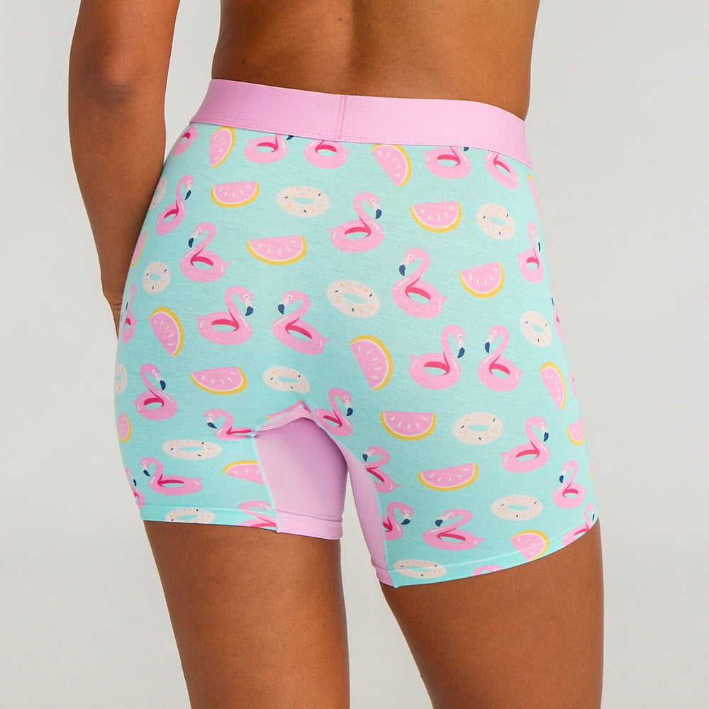 Women's Body Shorts - Miami Nice | Step One Bamboo Underwear Australia
