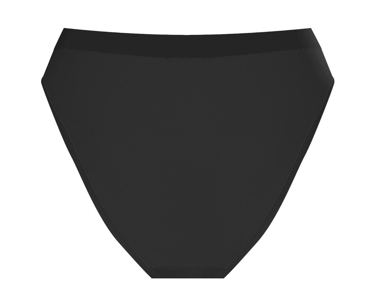 Women's Bamboo Bikini Brief - Black | Step One Underwear